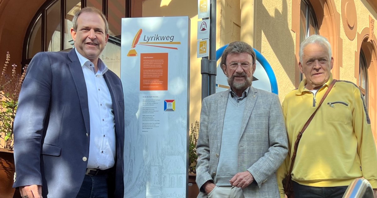 Der Lyrikweg wurde eröffnet | Stadt Idar-Oberstein