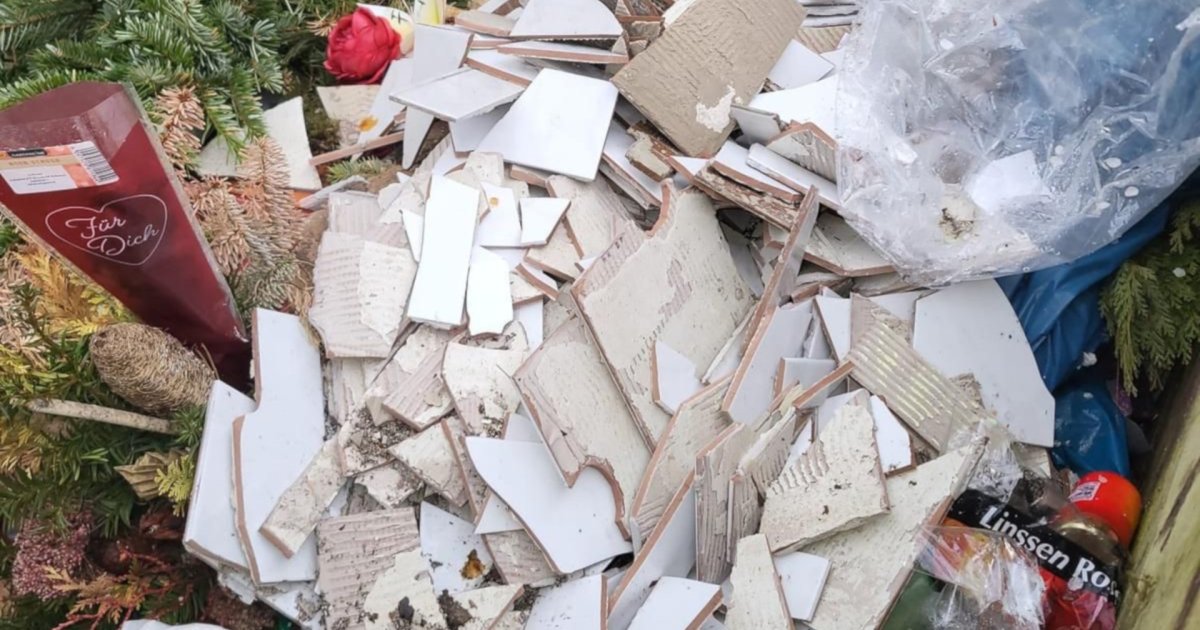 Müllbox am Waldfriedhof zweckentfremdet | Stadt Idar-Oberstein